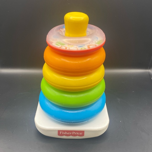 Fisher-Price | Toys | Fisher Price Rocking Stacker Toy Gentle Used ...